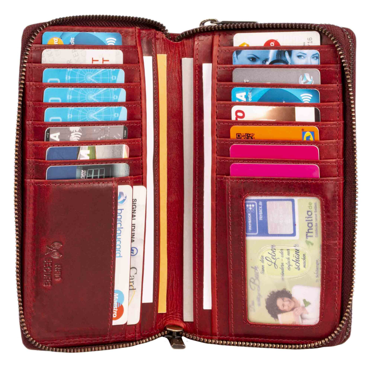 MATADOR Damen Geldbörse Langbörse Geldbeutel Lang TÜV RFID R